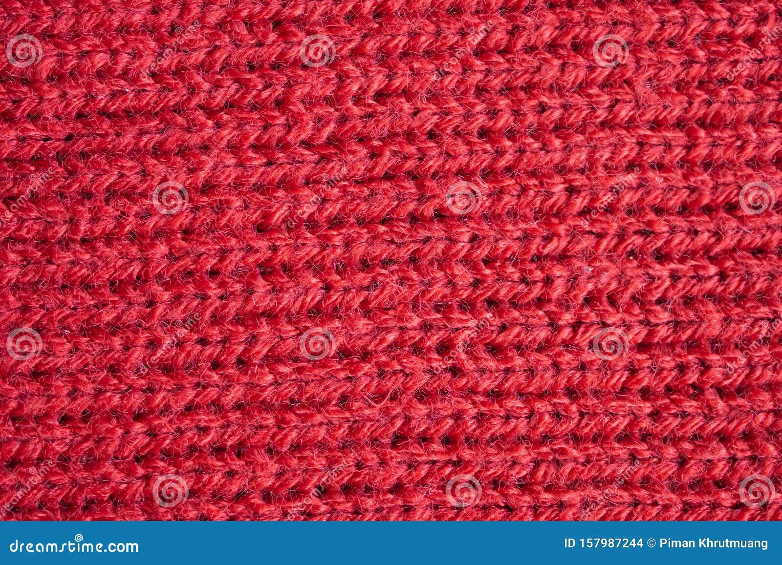 Red Knitted Wool Fabric Texture Background Stock Photo - Image of ...