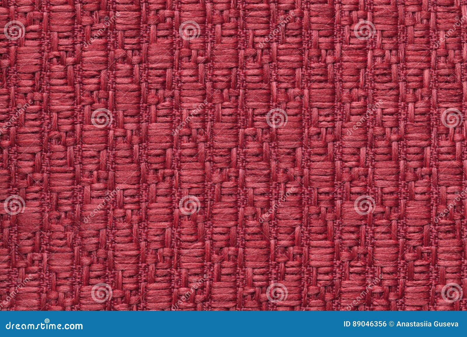 Red Knitted Woolen Background with a Pattern of Soft, Fleecy Cloth ...