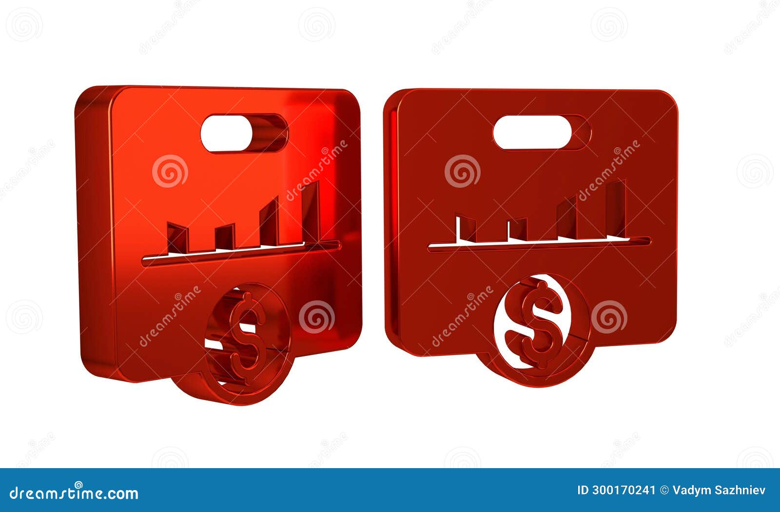 Red KPI - Key Performance Indicator Icon Isolated on Transparent ...