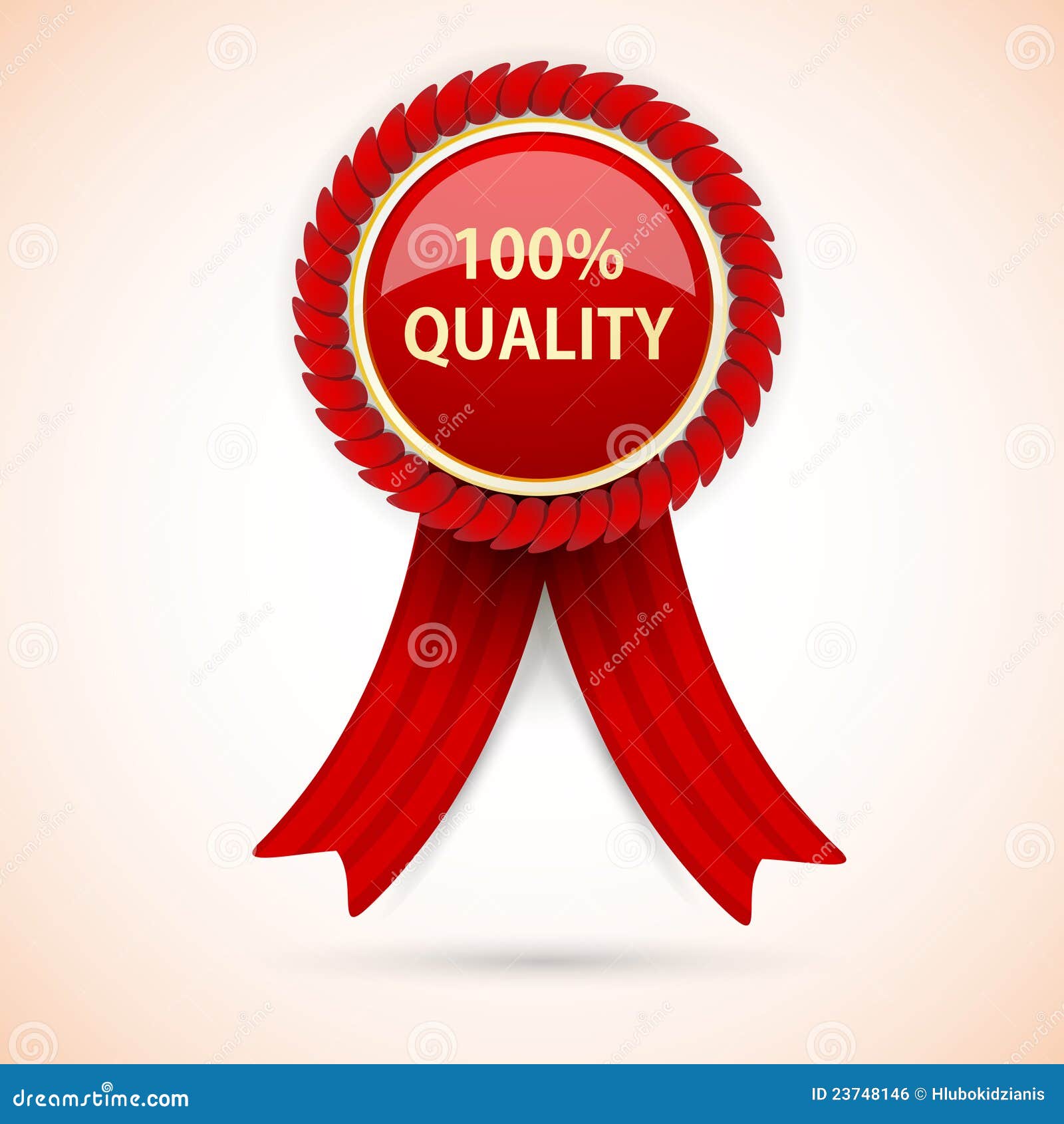 Red label stock vector. Illustration of band, stamp, medal - 23748146