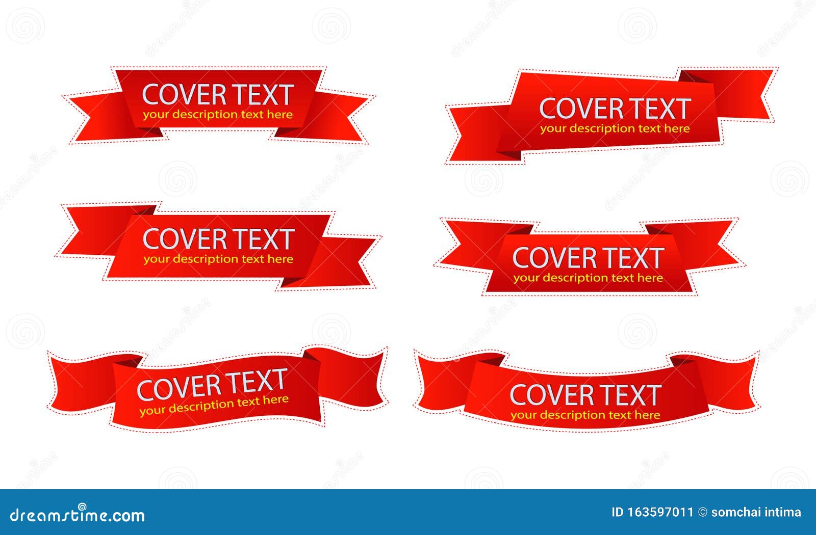 Red label for business stock vector. Illustration of product - 163597011