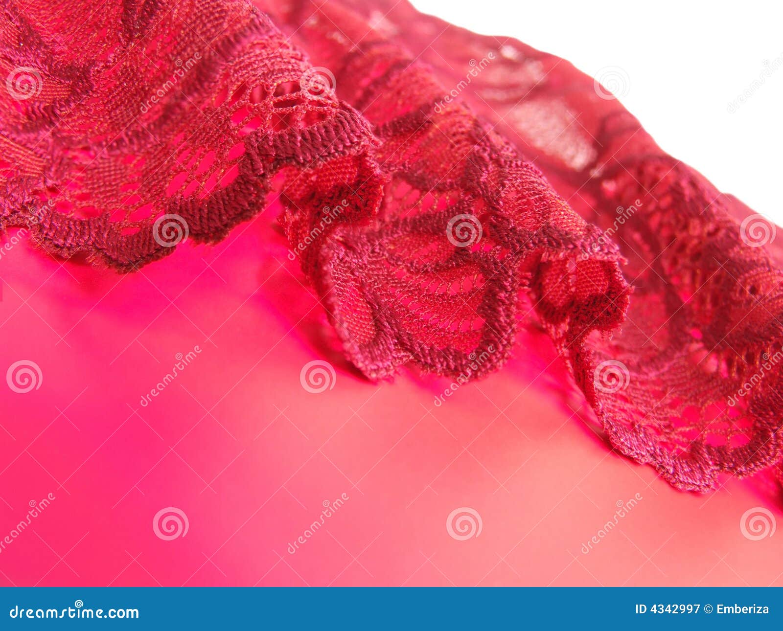 Red Lace Border Royalty Free Stock Photography - Image: 4342997