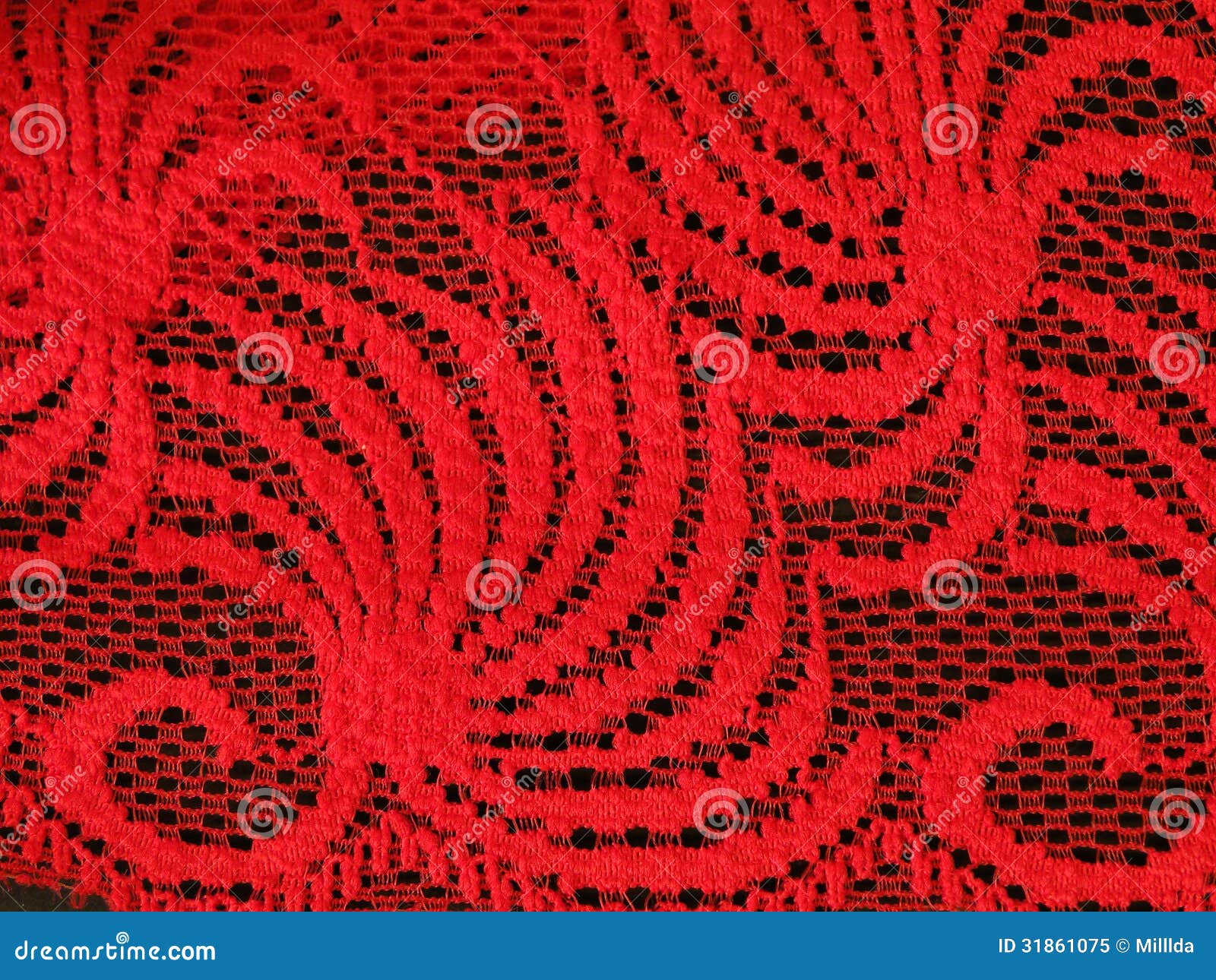 Red lace fabric stock image. Image of soft, clothing - 31861075