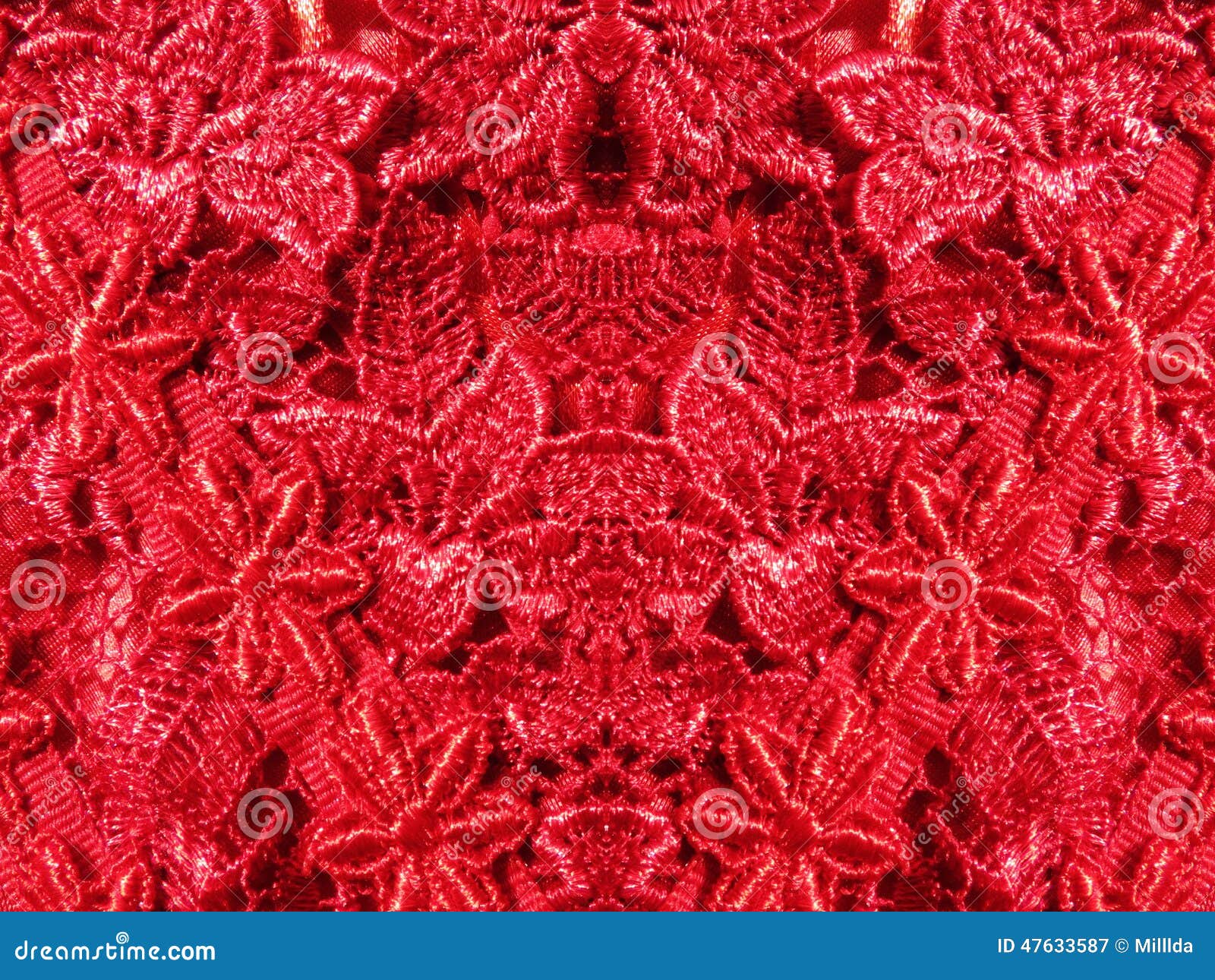 Red lace fabric stock image. Image of leaf, flowers, create - 47633587
