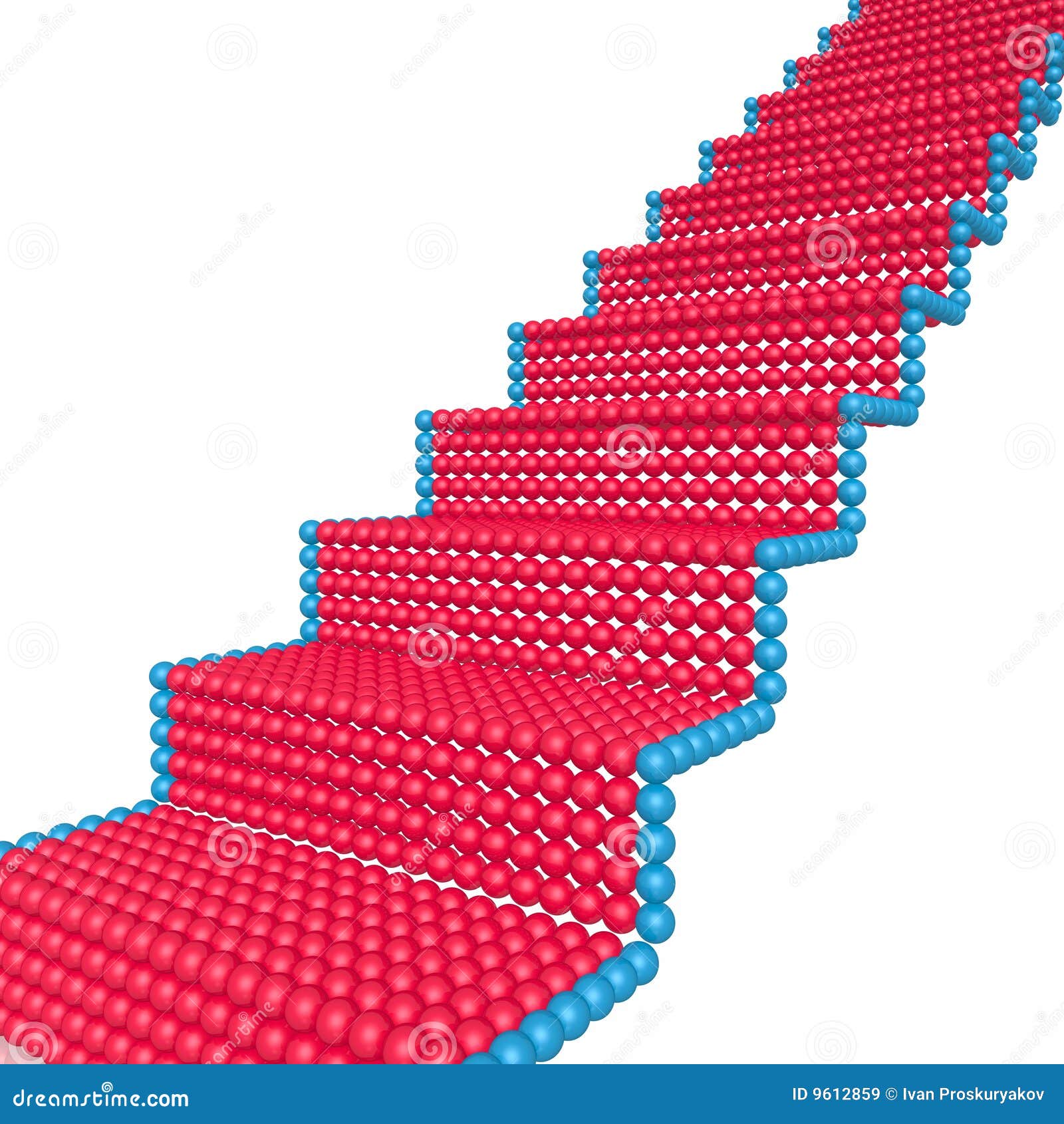 Red ladder stock illustration. Illustration of respect - 9612859
