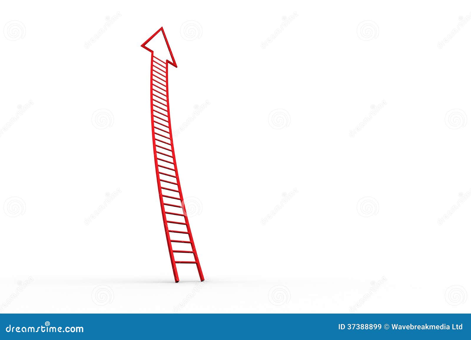 Ladder Arrow Icon, Cartoon Style Royalty-Free Illustration ...