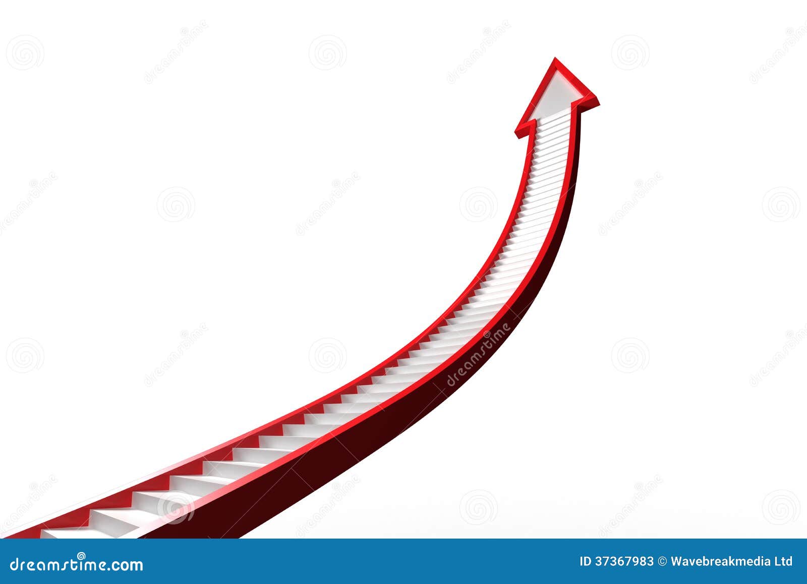 Ladder With Arrow Royalty-Free Stock Photo | CartoonDealer.com #53605893