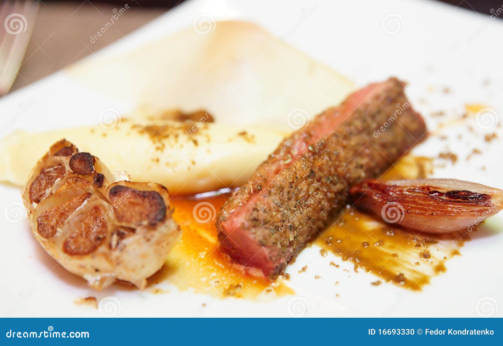 Red lamb meat on plate stock photo. Image of porcelain - 16693330