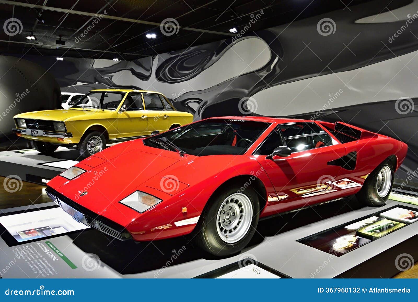 Lamborghini Countach Italian Exotic Supercar- Isolated Editorial Image ...