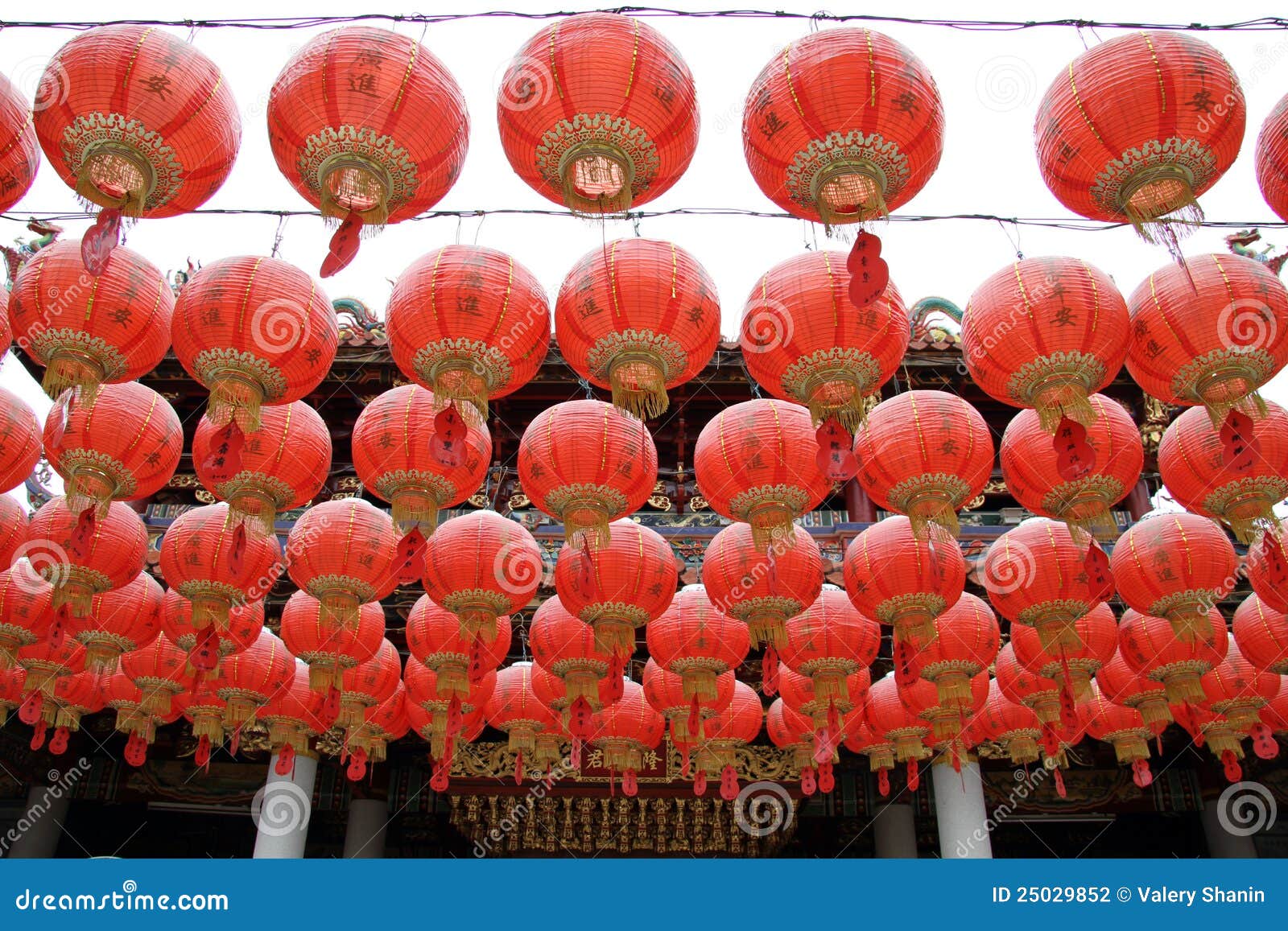 Red lamps stock photo. Image of decoration, asia, chinese - 25029852