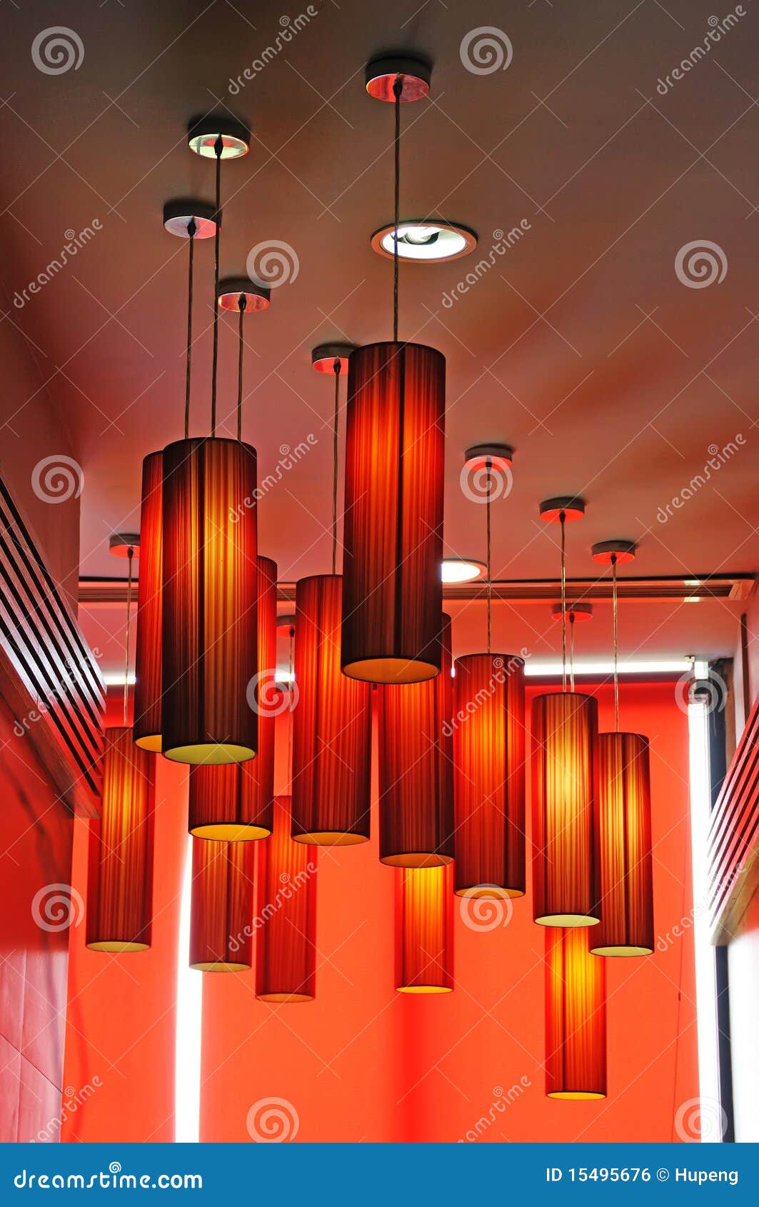 Red lamps background stock photo. Image of curve, evening - 15495676