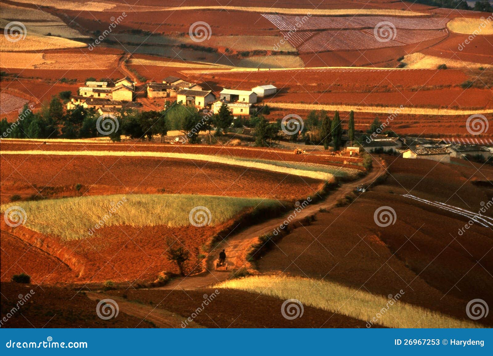 Red Land stock image. Image of lateritic, curved, line - 26967253