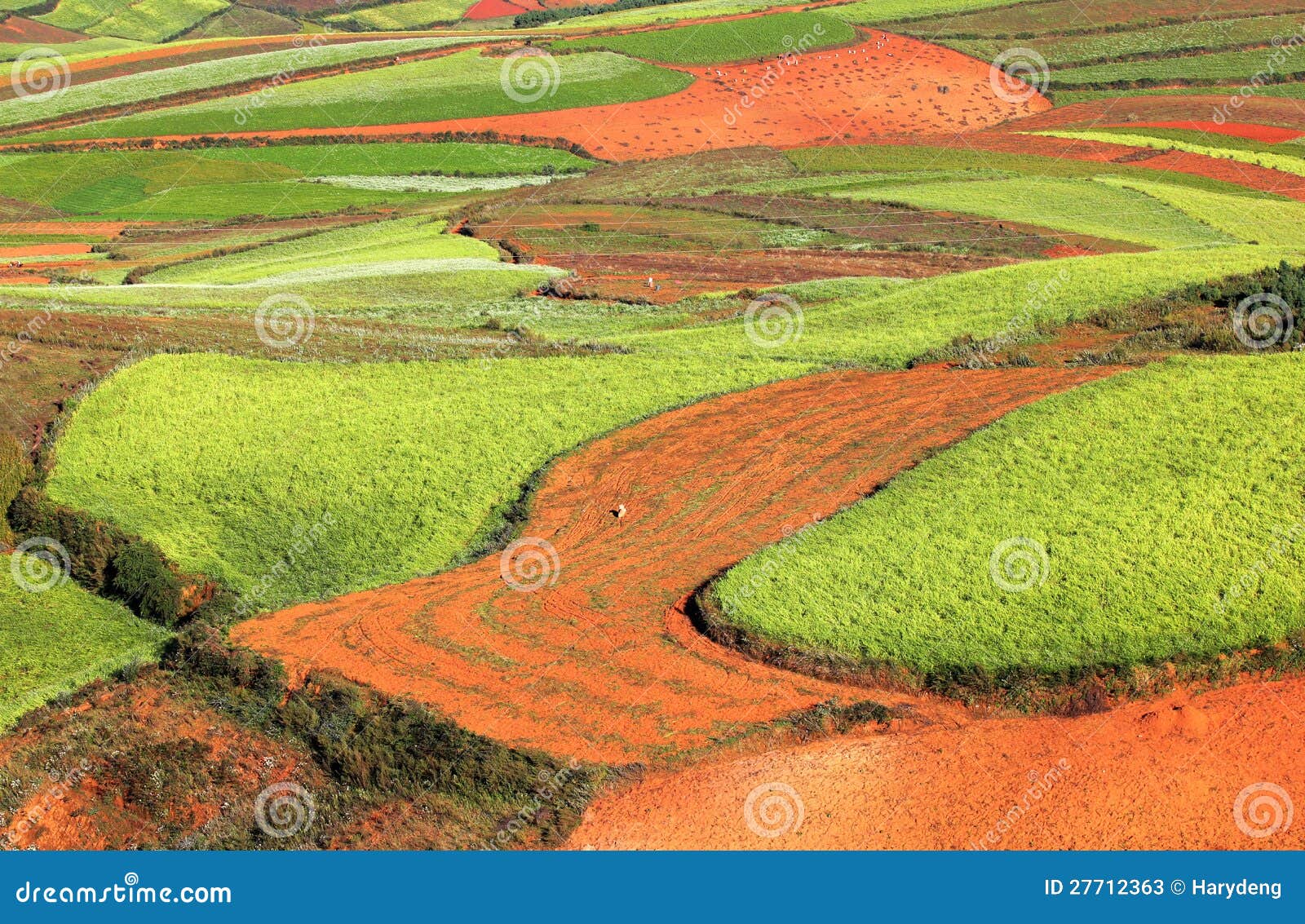 Red Land stock image. Image of crops, highland, land - 27712363