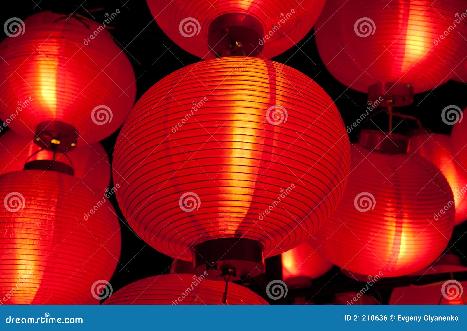 Red Lanterns stock photo. Image of festive, night, lighting - 21210636