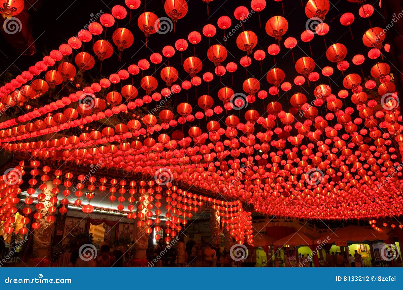 Red Lanterns stock photo. Image of exposure, guard, decoration - 8133212