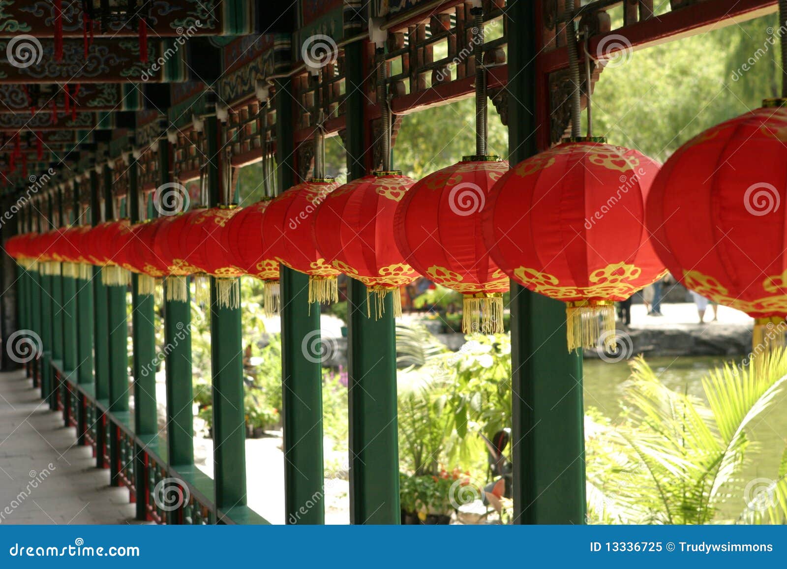 Red Lanterns, Beijing stock image. Image of beijing, travel - 13336725