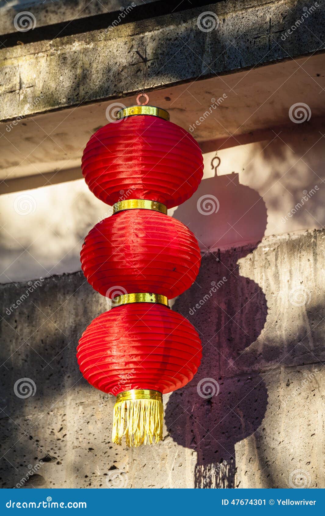 Red lanterns stock image. Image of lifestyle, wall, outdoor - 47674301
