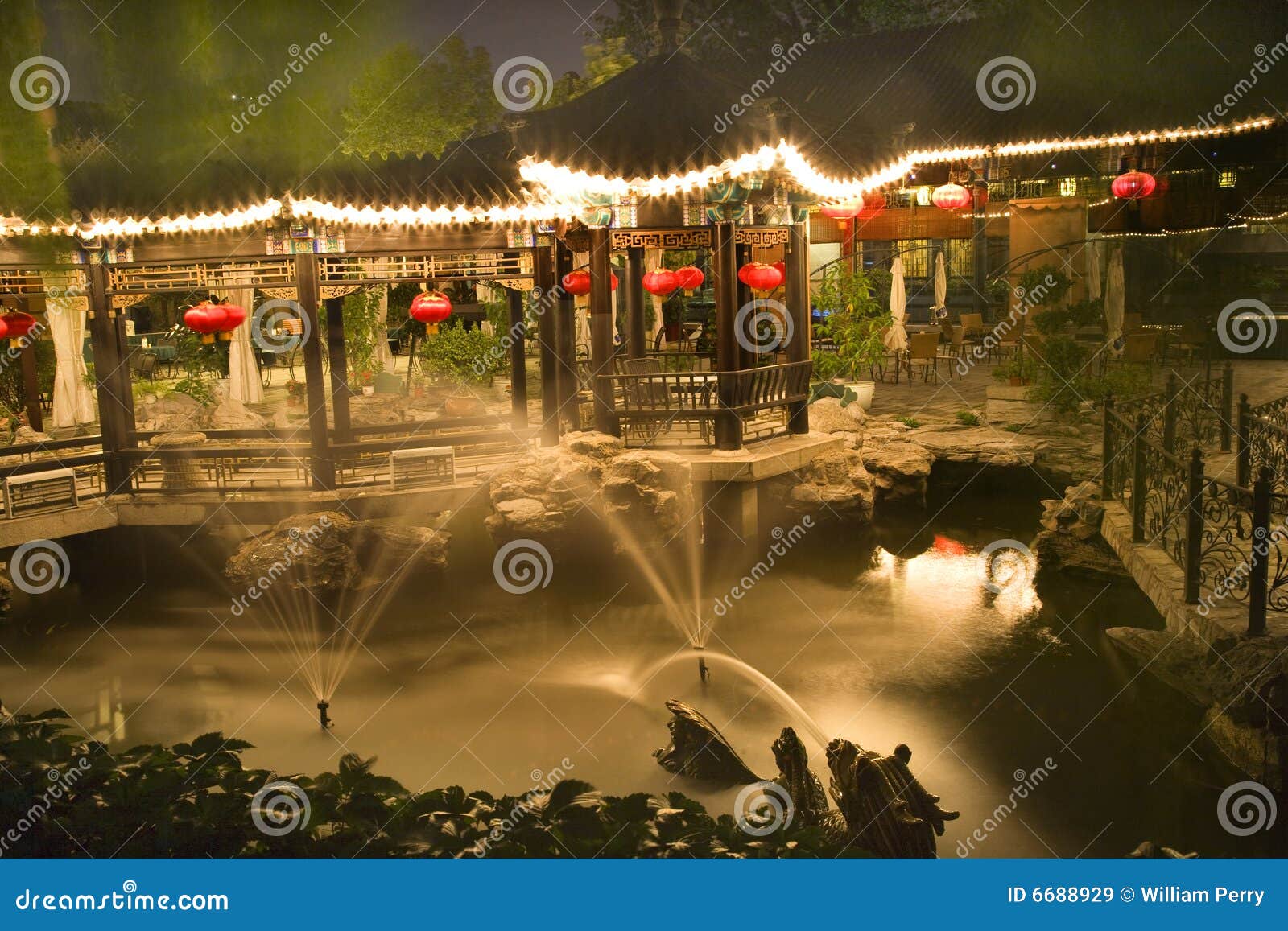 Red Lanterns Temple Sun Beijing China Night Stock Image - Image of ...