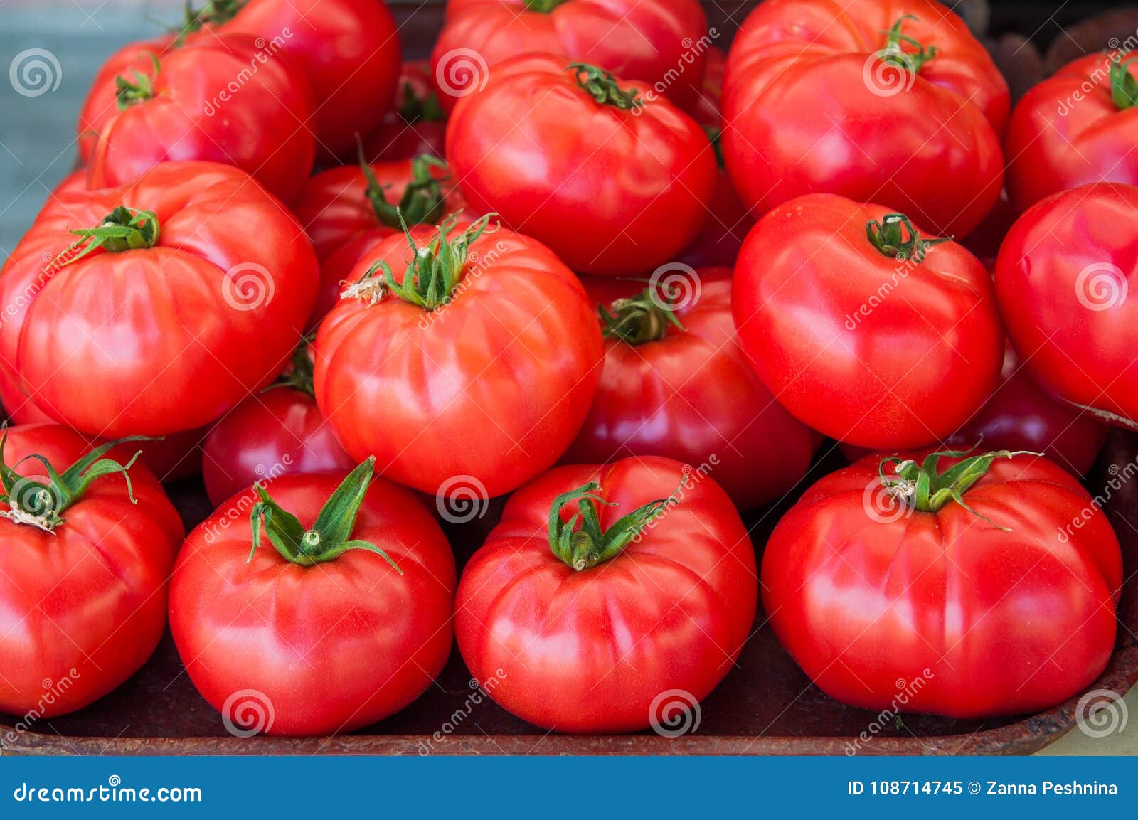 Red large tomatoes stock image. Image of clean, ingredient - 108714745