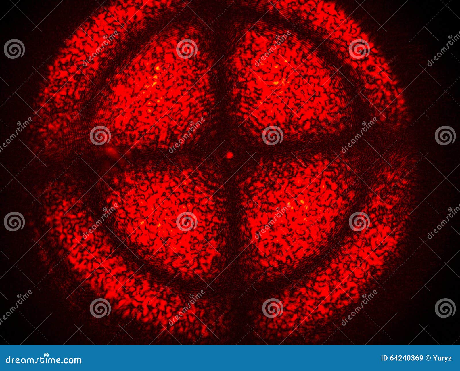Red laser birefringence stock image. Image of polarization - 64240369