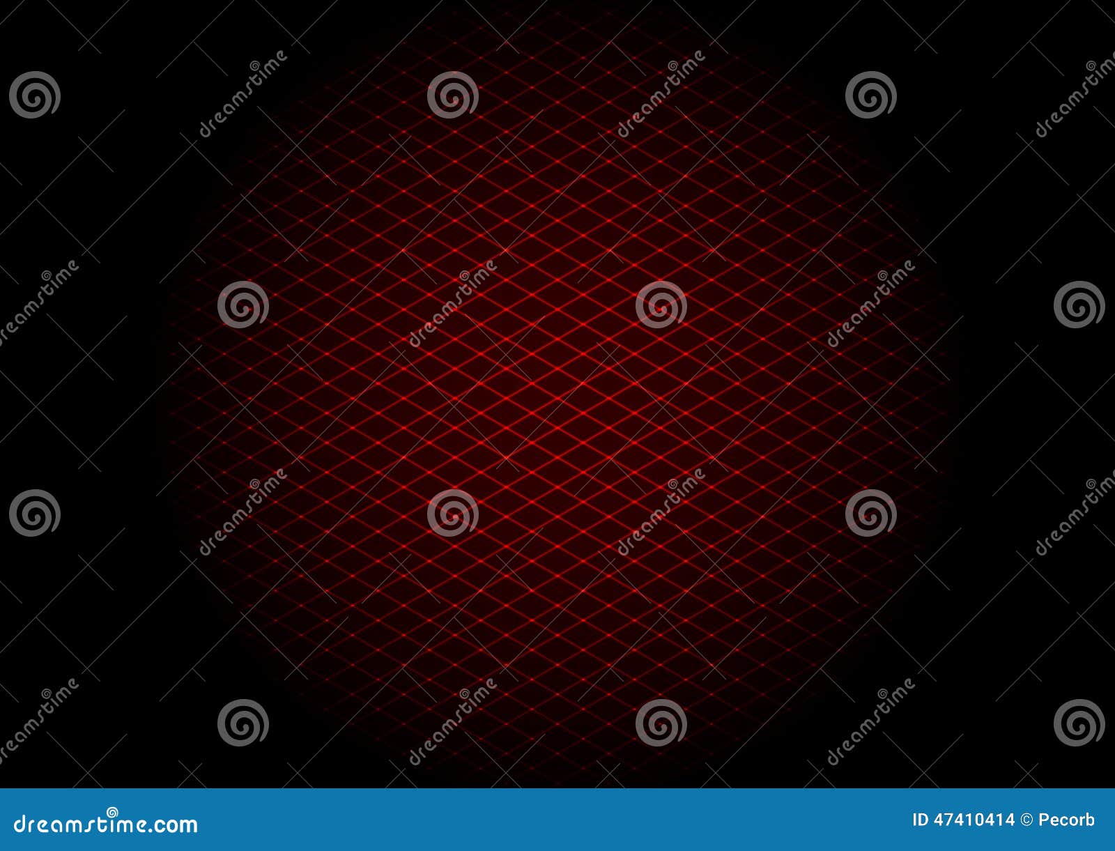 Laser Grid With Bolts Of Lightning. Retro Futuristic Template In 80s ...