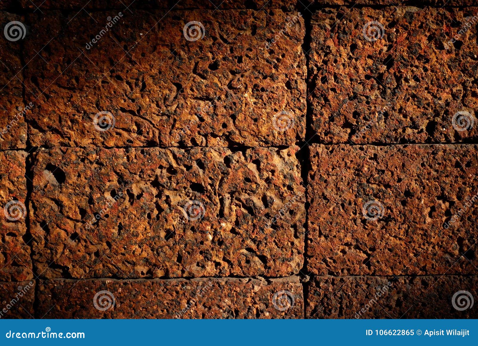 Laterite Brick Wall Texture,Monochrome Royalty-Free Stock Photo ...