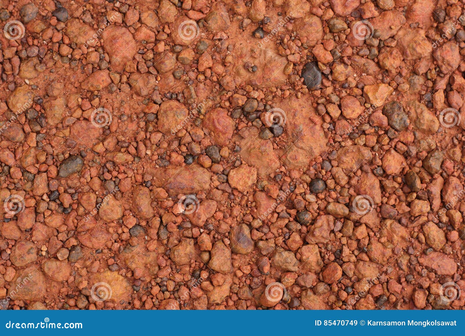 Red Laterite Gravel Texture For Background Royalty-Free Stock ...