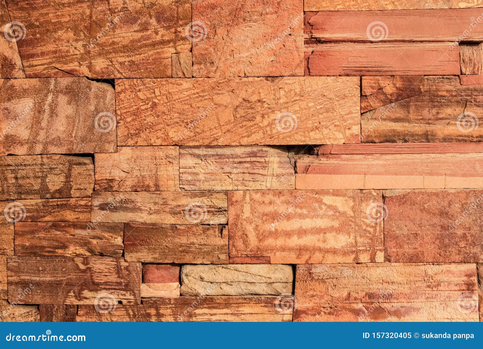 Red Laterite Stone Wall Texture Background. Stock Image - Image of ...