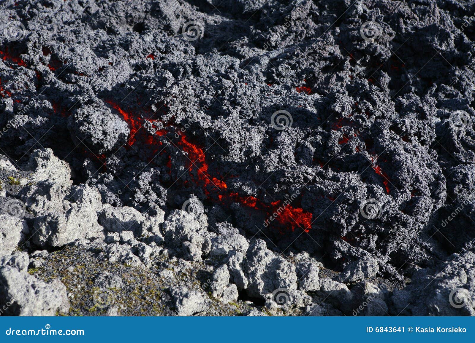 Red lava stock image. Image of grey, danger, geology, guatemala - 6843641