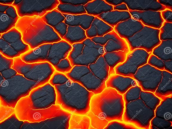 Red Lava Rock Texture, Background Stock Illustration - Illustration of ...