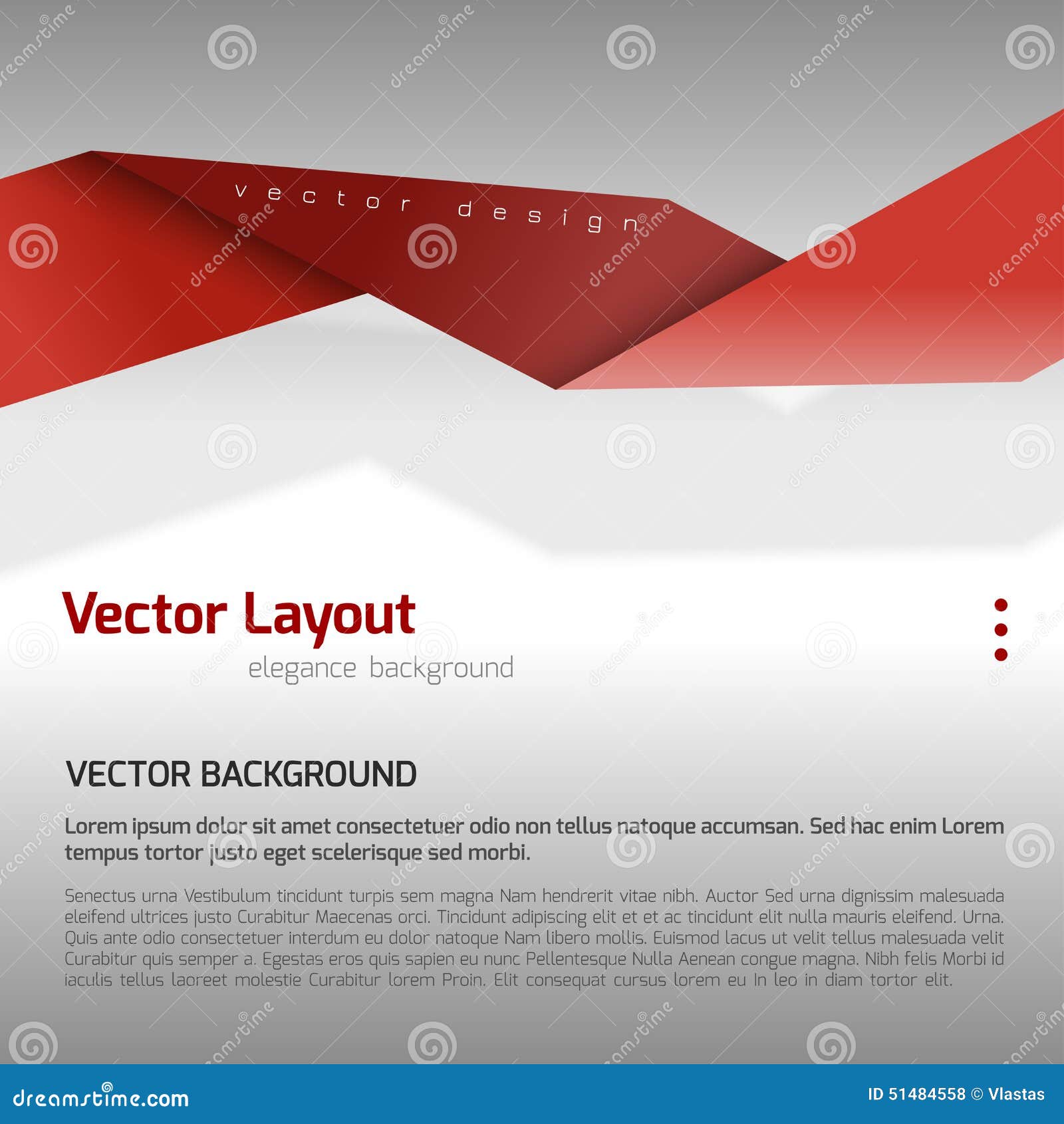 Red Layout stock vector. Illustration of pattern, origami - 51484558