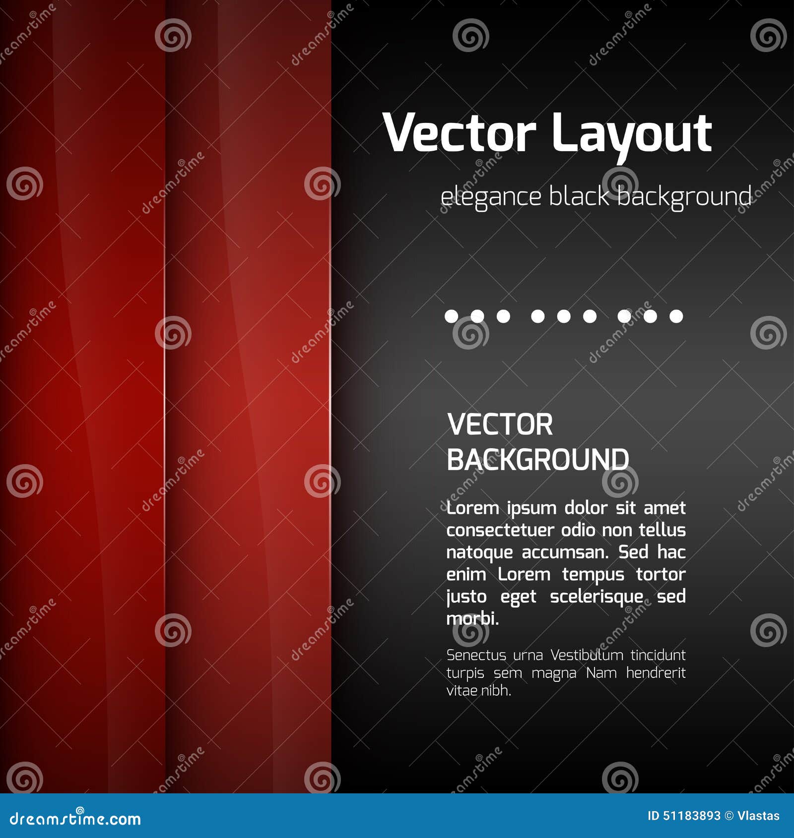 Red Layout stock vector. Illustration of presentation - 51183893