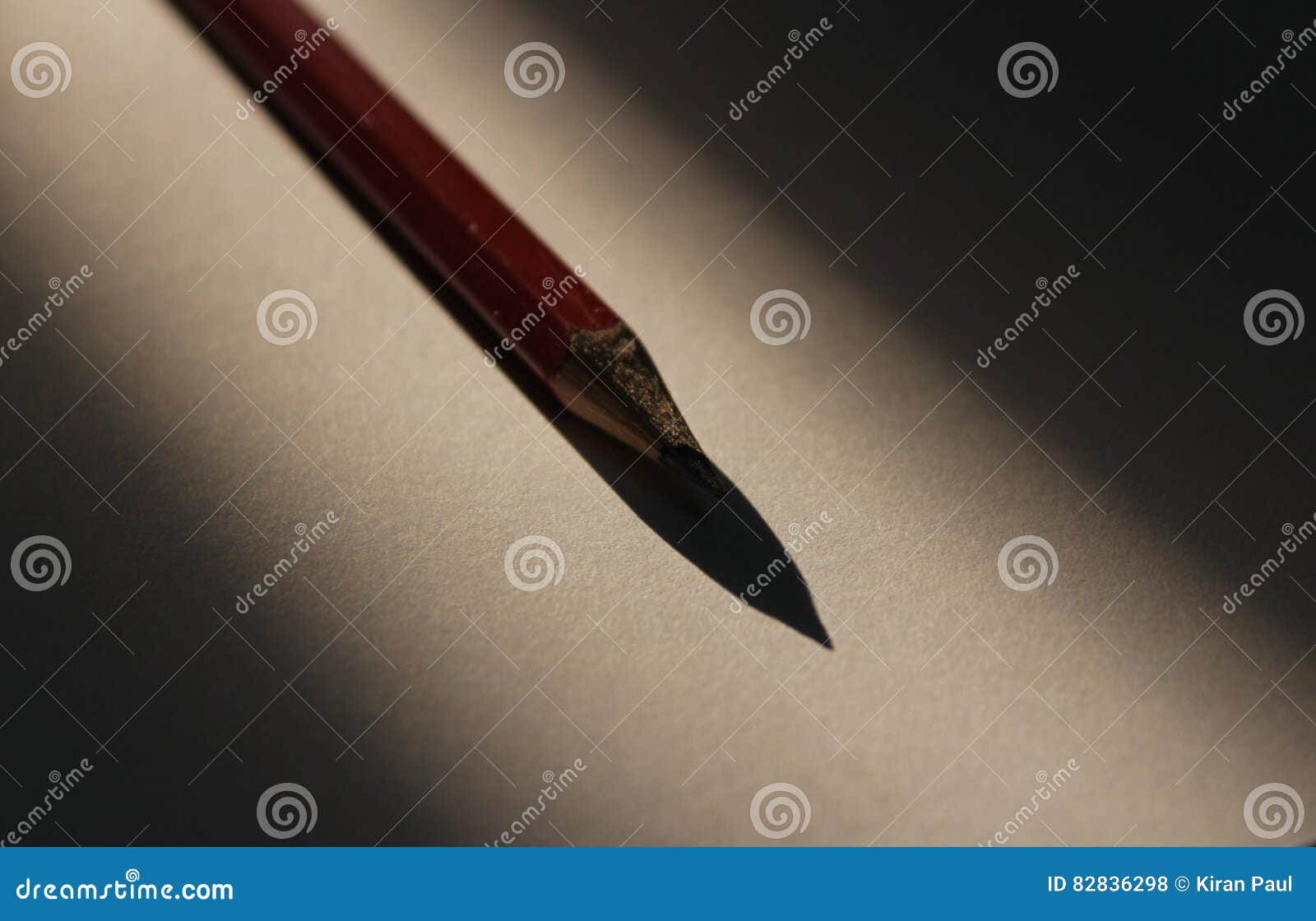 Red Lead Pencil stock photo. Image of drawing, learn - 82836298