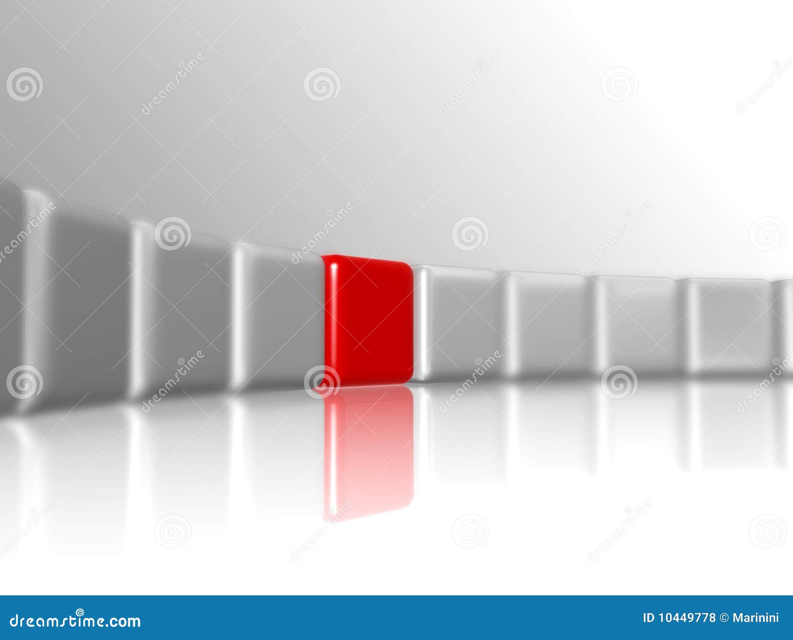 Red leader stock illustration. Illustration of collective - 10449778