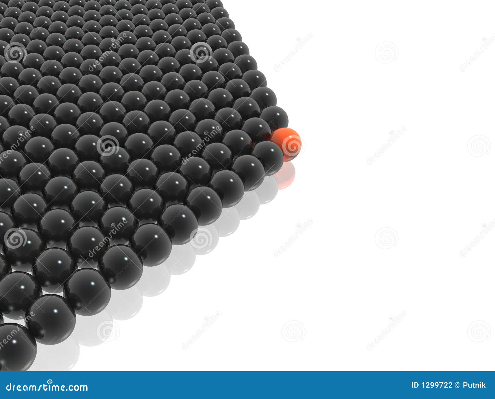 Red leader stock illustration. Illustration of management - 1299722