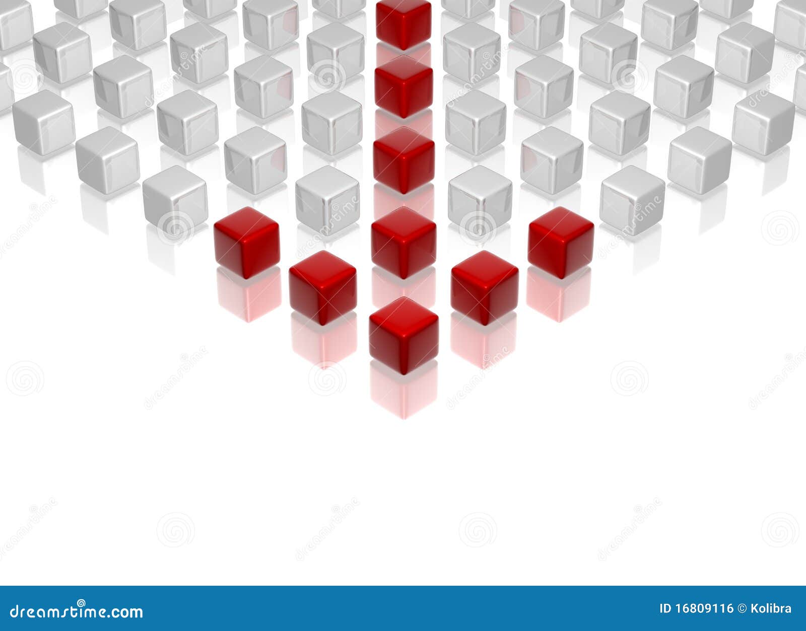 Red leader stock illustration. Illustration of progress - 16809116