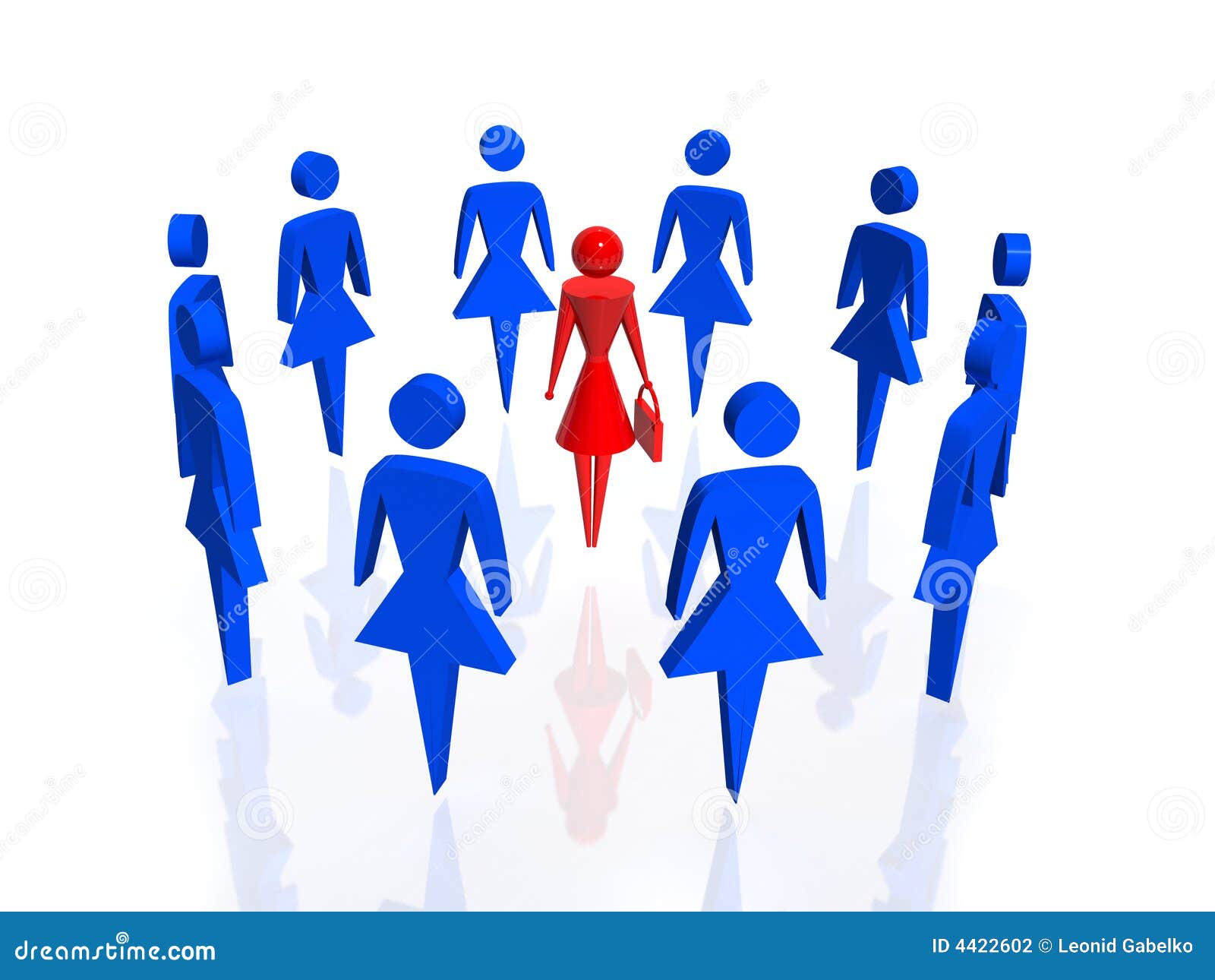 The red leader stock illustration. Illustration of beauty - 4422602