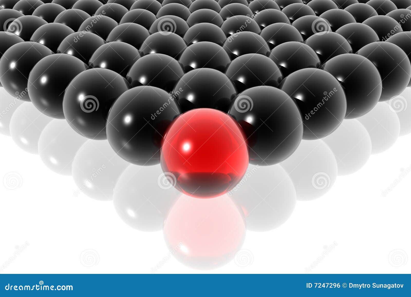 Red leadership stock illustration. Illustration of success - 7247296