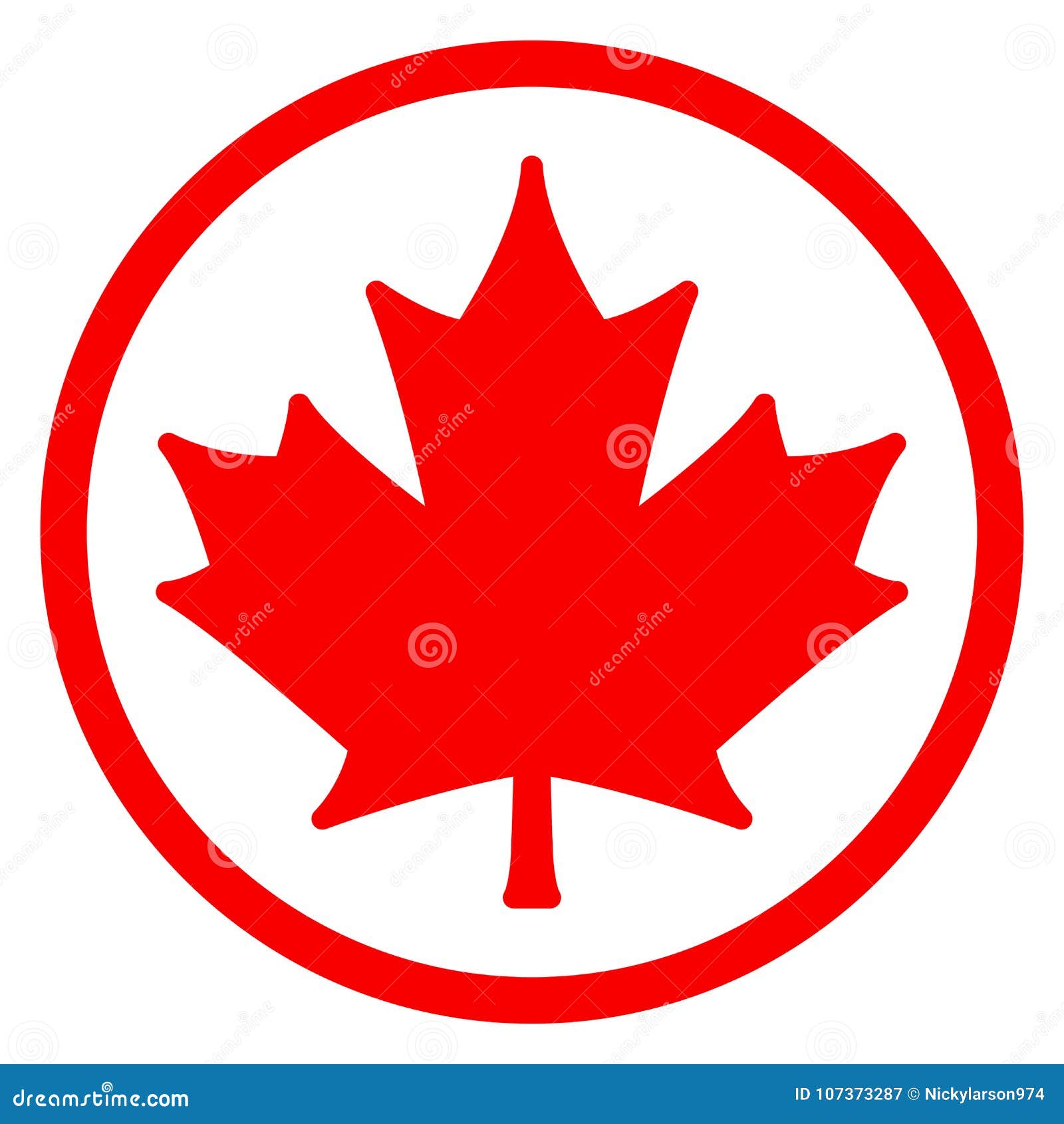 Red leaf icon concept stock vector. Illustration of icon - 107373287