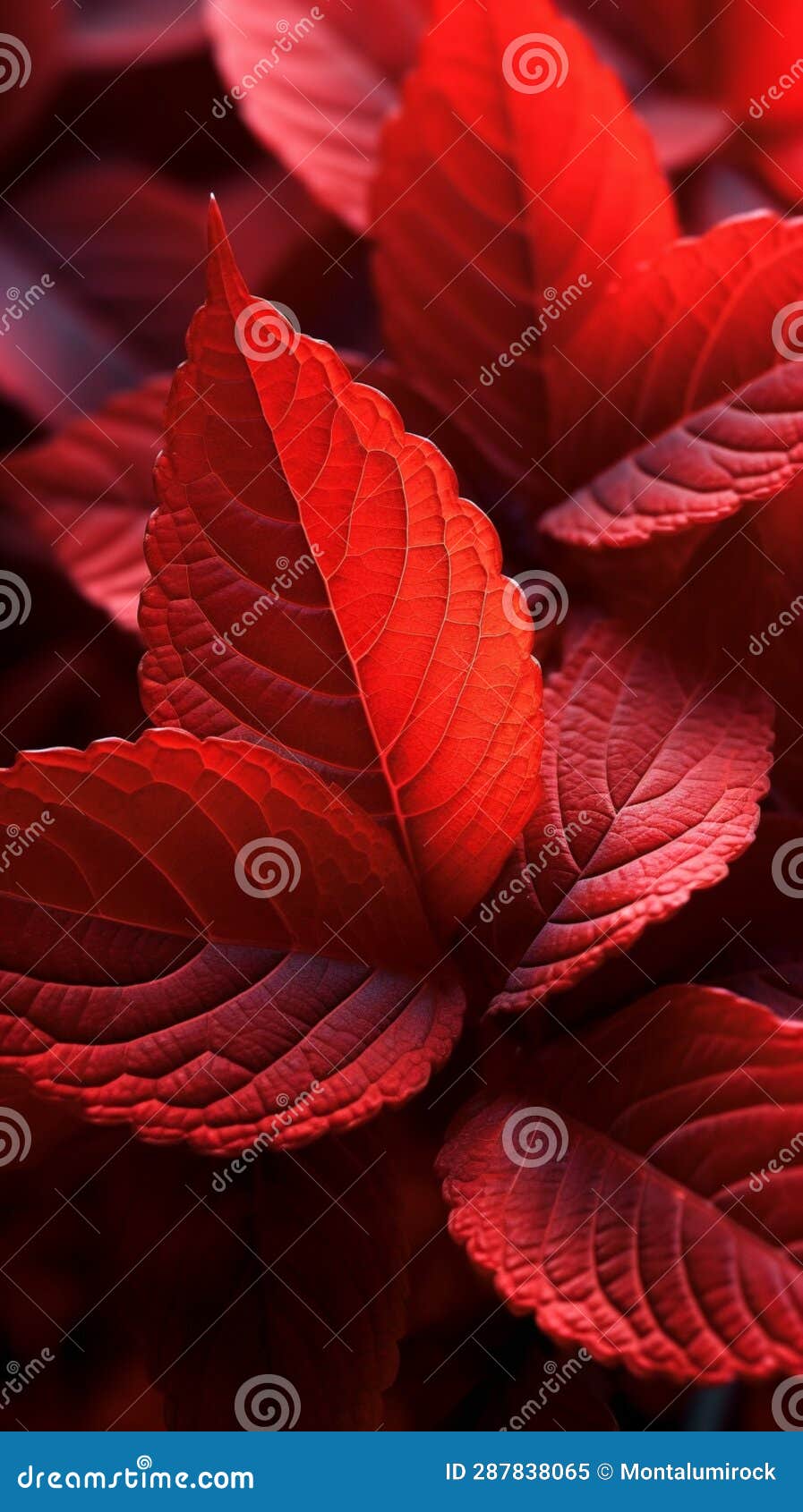 Red Leaves Tree Gardening Wallpaper Nature Environment Background Stock ...