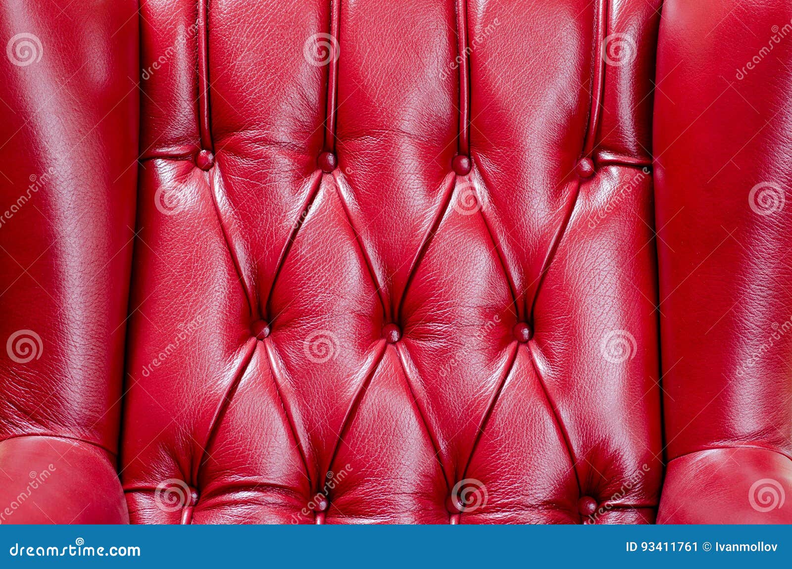 Red Leather Chair Texture stock image. Image of pattern - 93411761