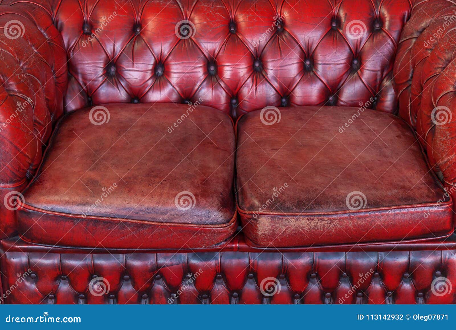 Red Leather Sofa Texture