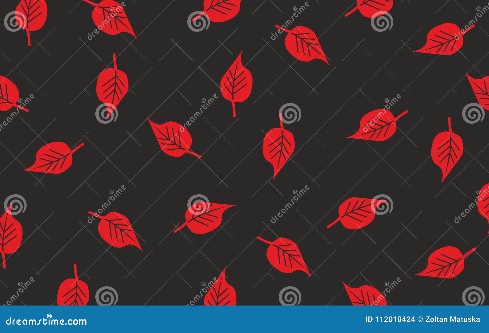 Red Leaves Vector Background for Web and Print Stock Vector ...
