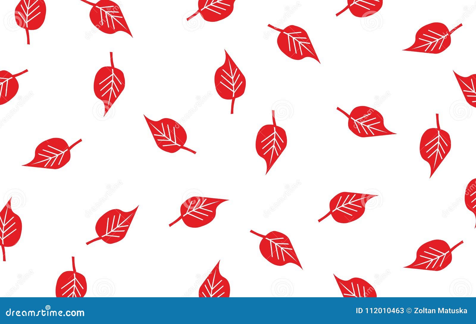 Red Leaves Vector Background for Web and Print Stock Vector ...