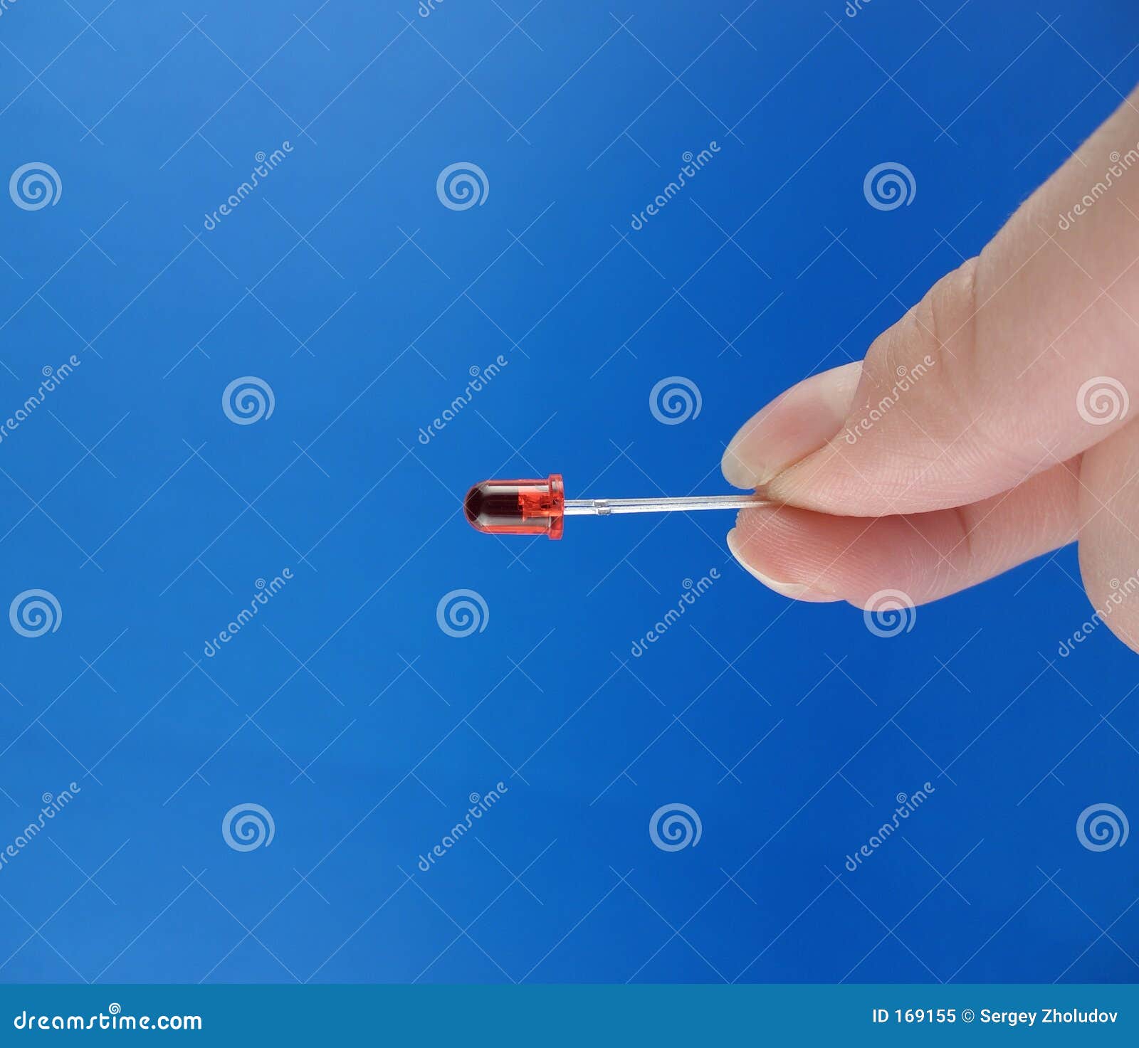 Red LED stock image. Image of macro, element, electronic - 169155