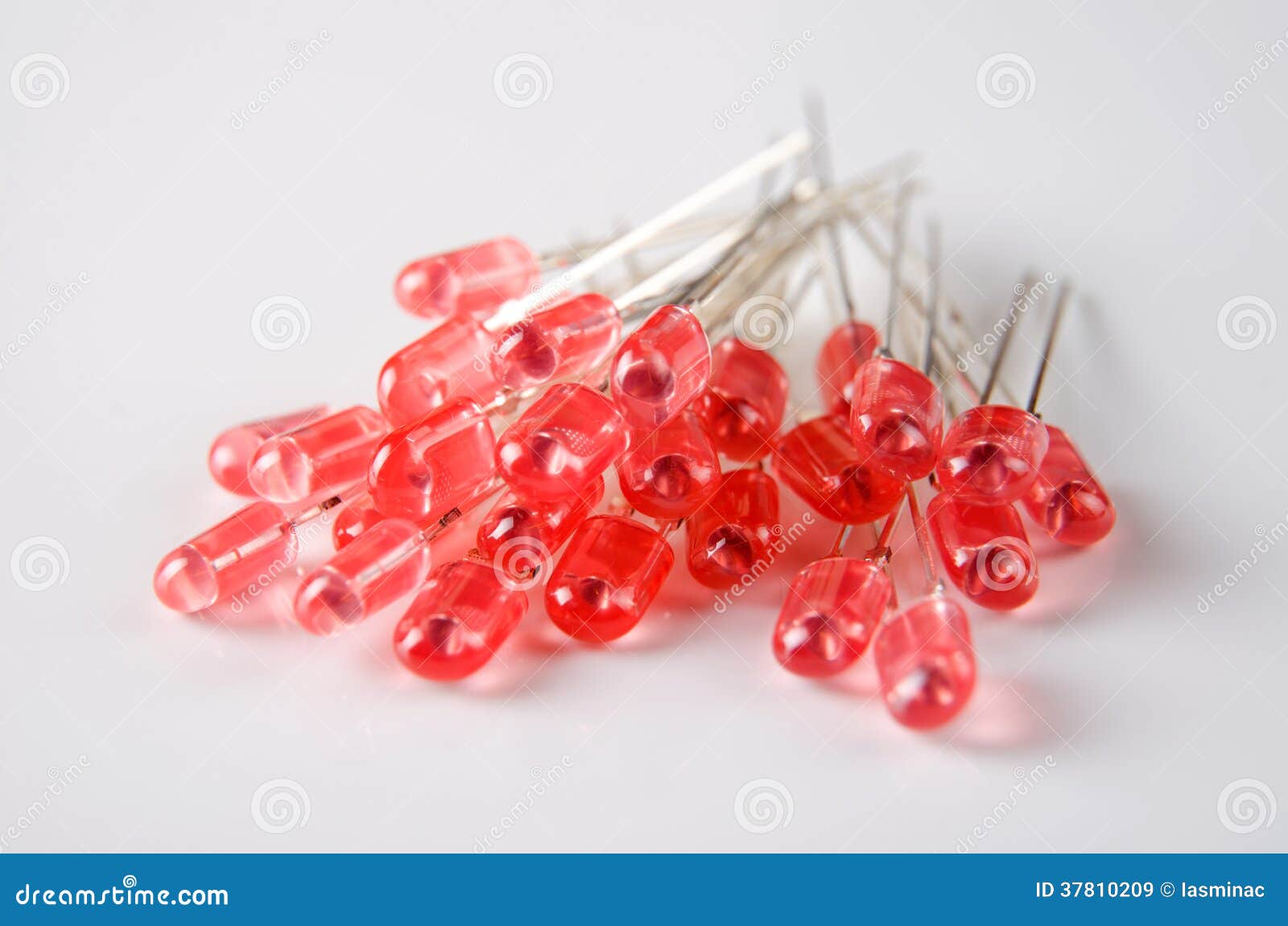 Red led stock image. Image of emitting, white, light - 37810209