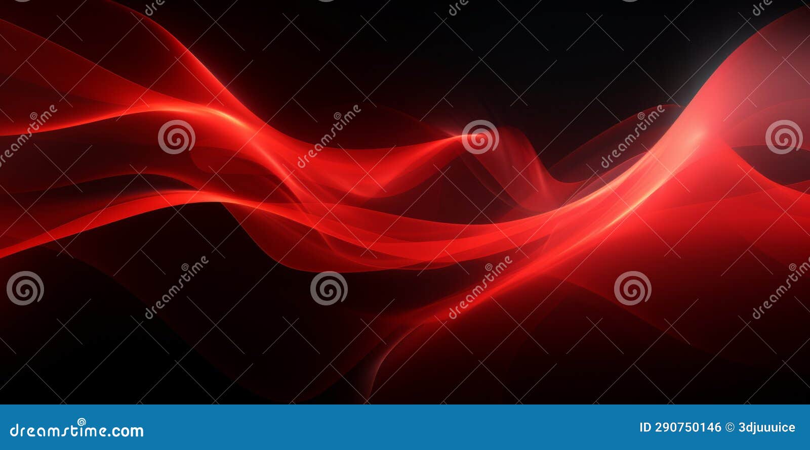 Red LED Creative Abstract Wavy Texture. Stock Illustration ...