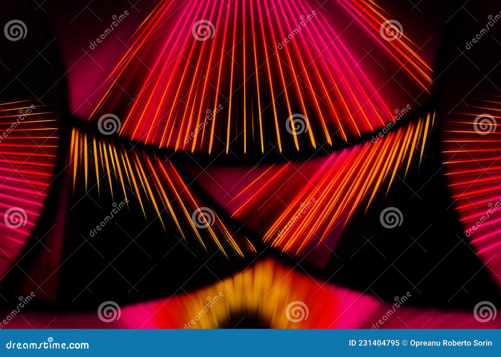 Red Led Light Rays Reflection on Cd Surface Stock Image - Image of ...