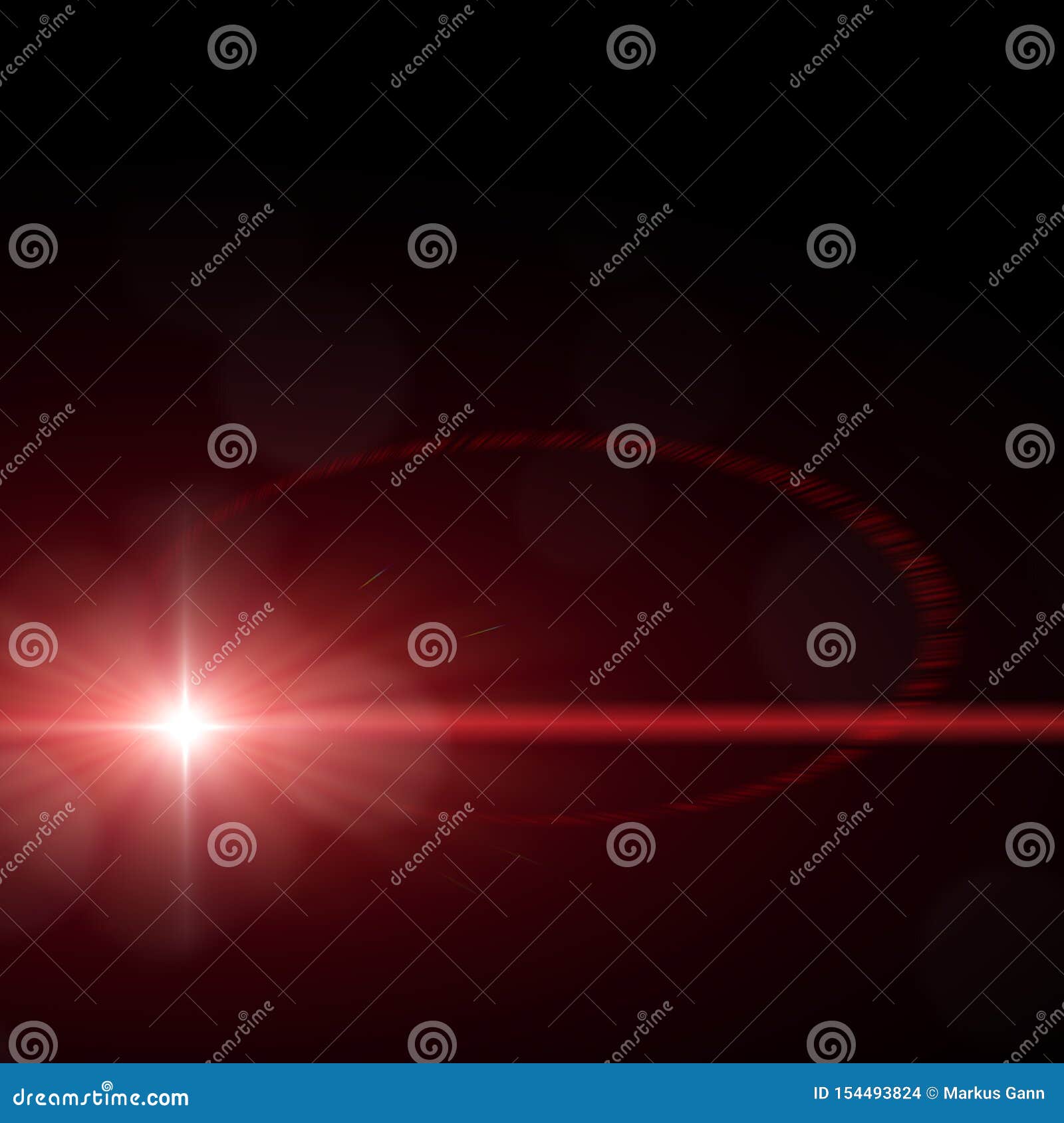 Red lens flare stock illustration. Illustration of light - 154493824