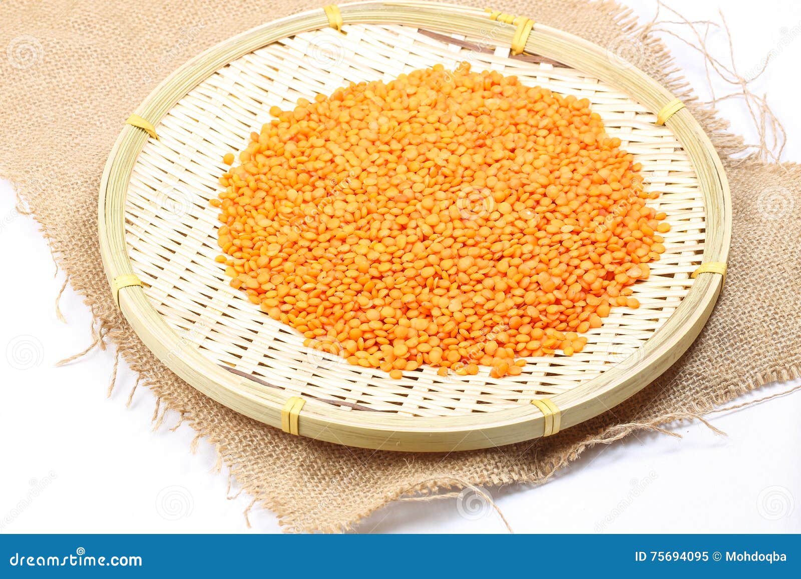 Red Lentils Dal stock image. Image of organic, lentils - 75694095